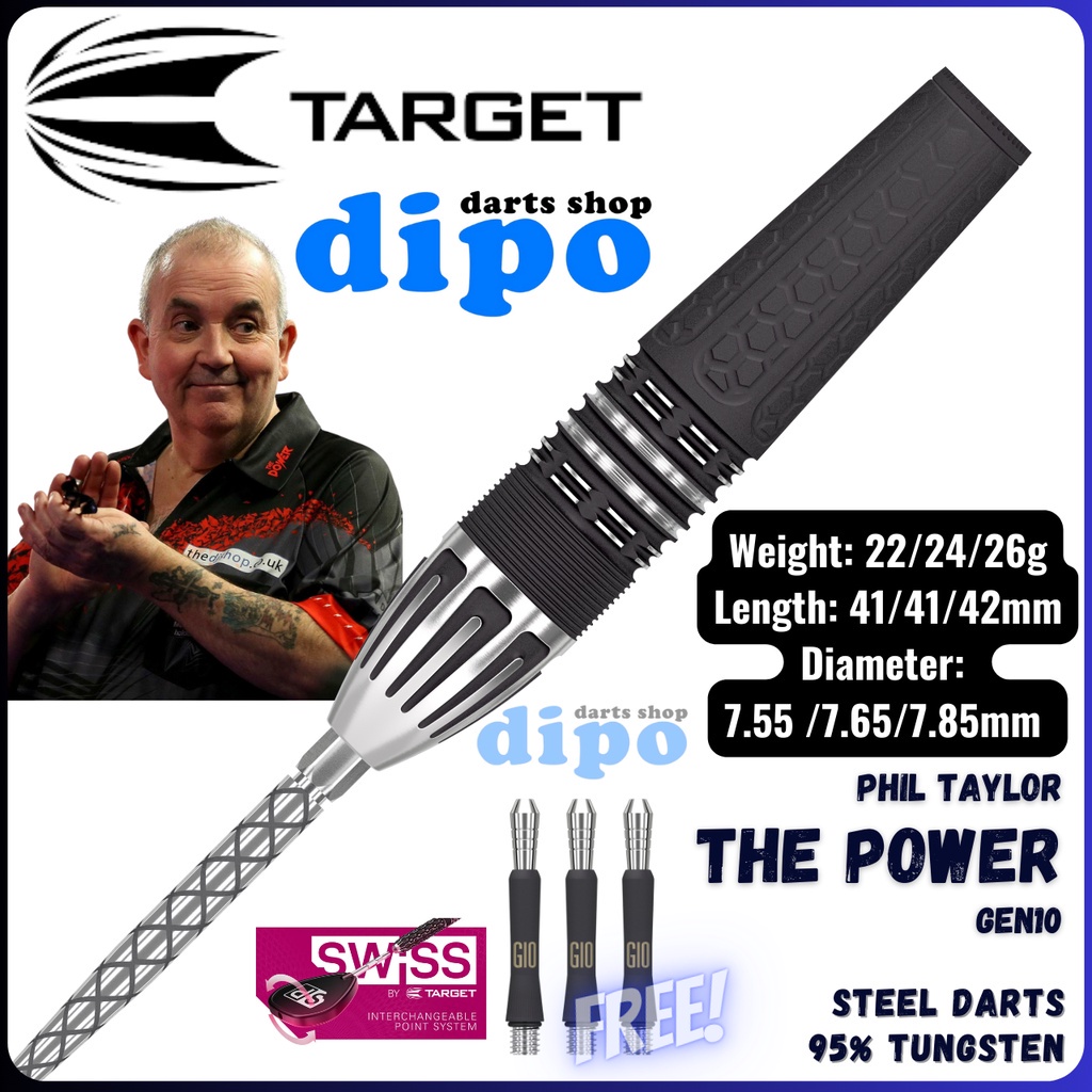 TARGET PHIL TAYLOR POWER 9-FIVE GEN 10 - TARGET Swiss Steel Darts ...