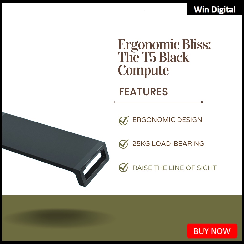 Monitor Stand Riser 25KG Load Bearing Monitor Risers Sturdy Computer ...