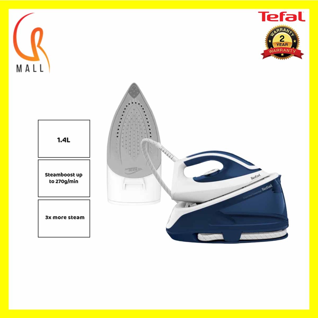 Tefal SV6116 1.4L 2200W Express Easy Steam Generator Iron | Shopee Malaysia