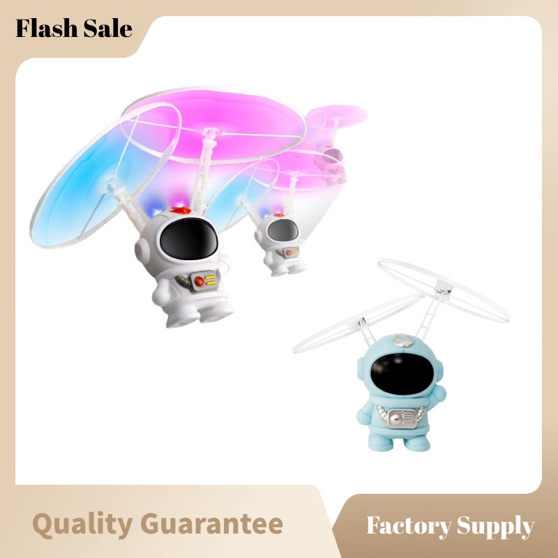Kid Fingertip toys Mini Smart Flying Toy Astronaut Induction Magic Ball ...