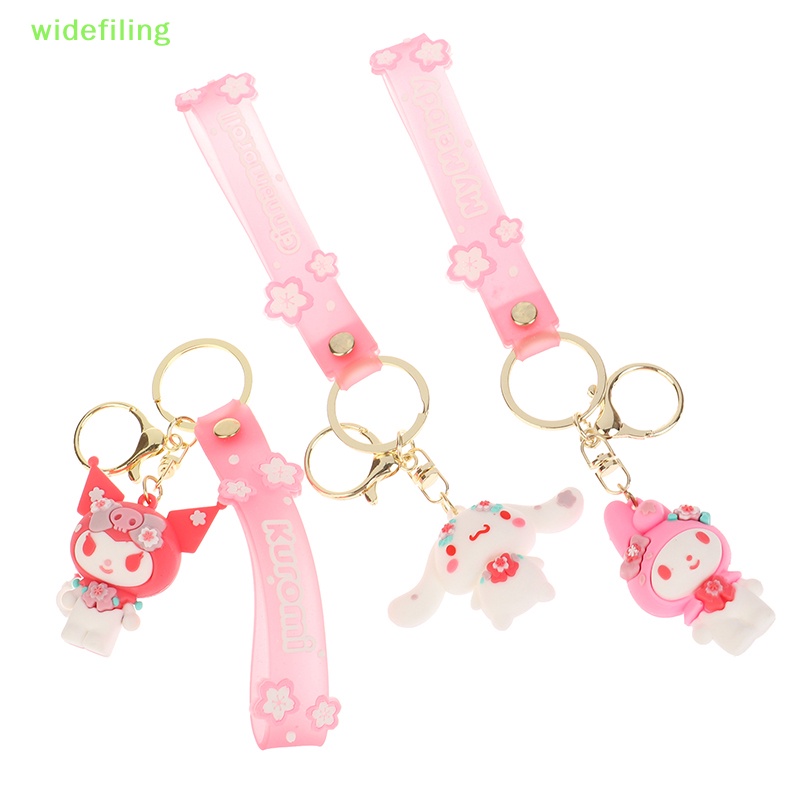 widefiling Kawaii Sakura Sanrio Hello Kitty Keychain Cute Cartoon ...