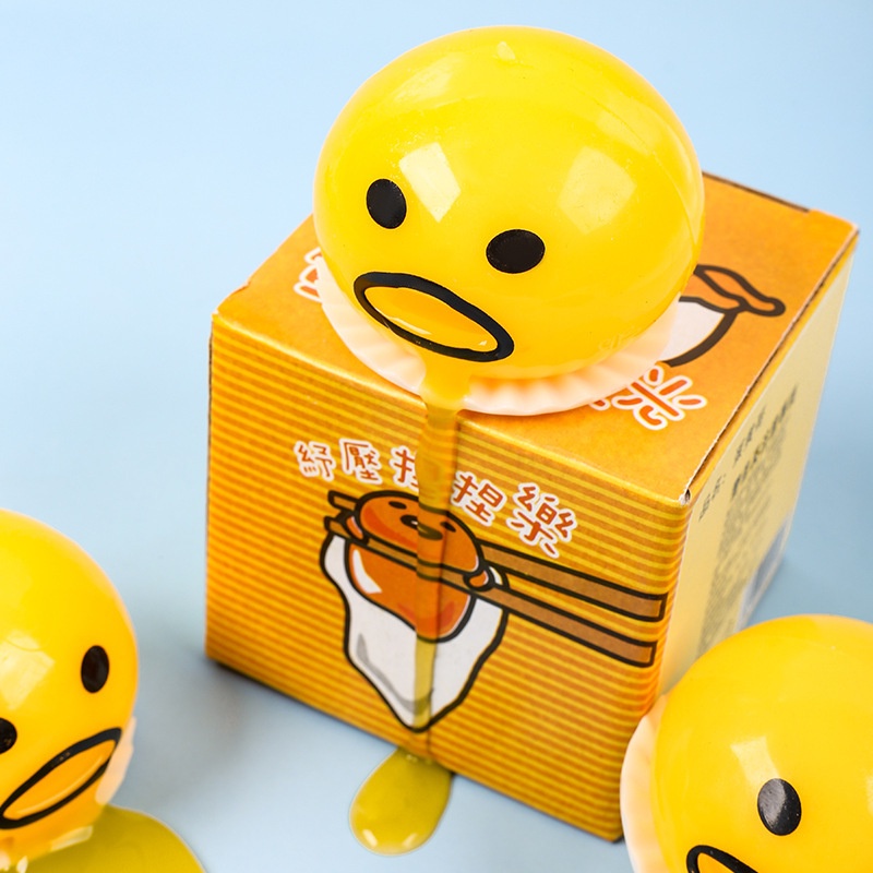Egg yolk that makes you vomit when pressed. Toy to decompress when ...