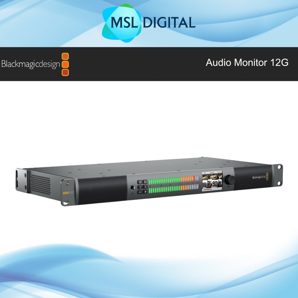 Blackmagic Design Blackmagic Audio Monitor 12G (1 RU) | Shopee Malaysia