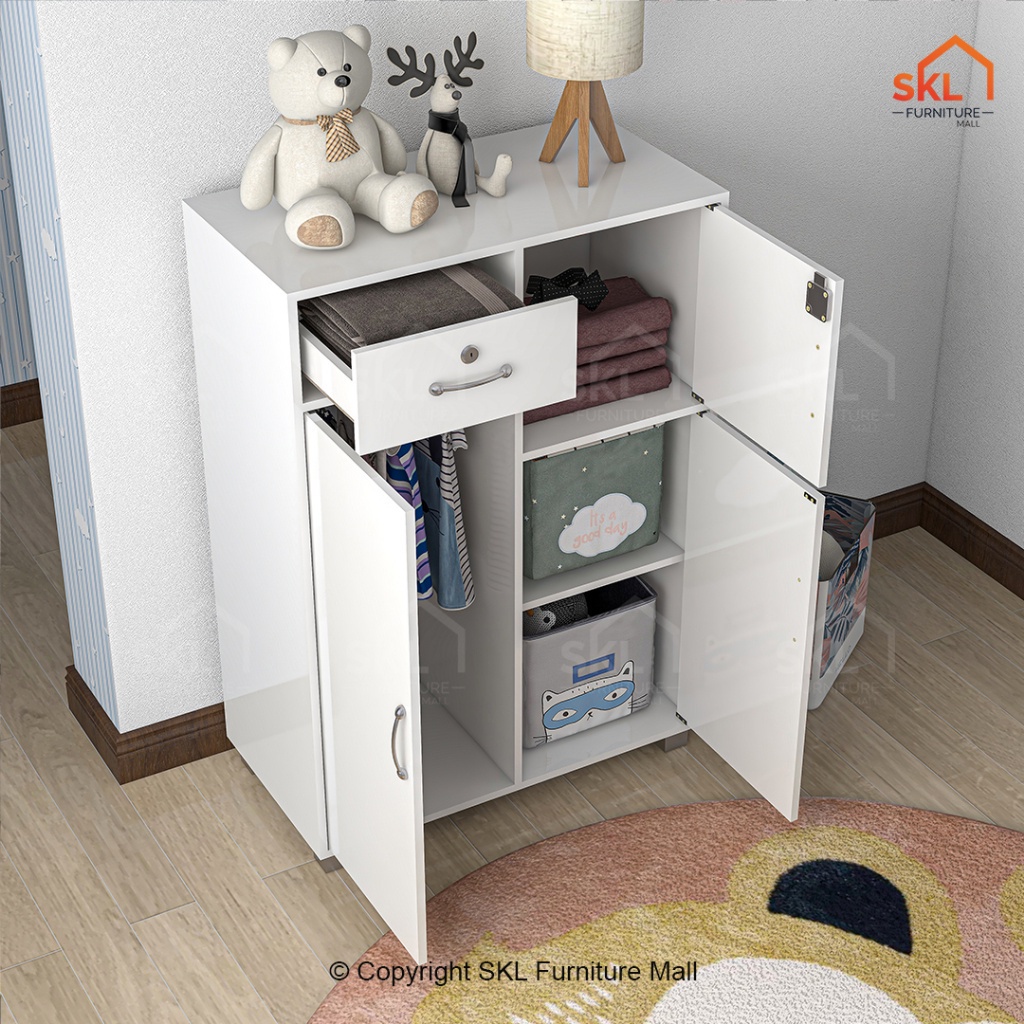 [15MM Thickness Wood] SKL 7500 Children Wardrobe / Wardrobe / Baby ...