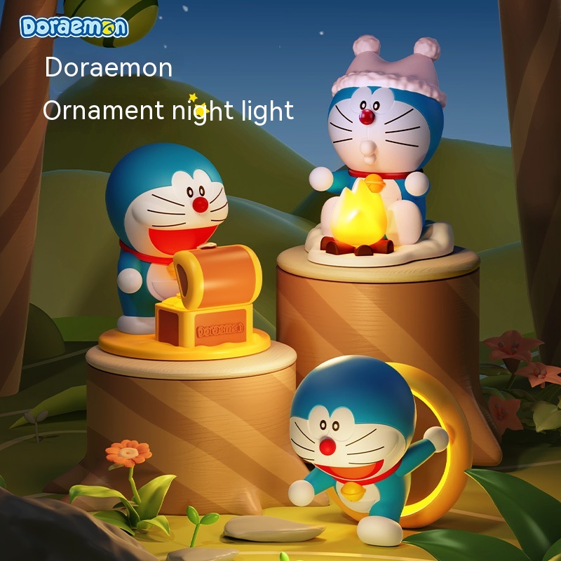 Doraemon Creative Big Doll USB Night Light Desktop Atmosphere Ornaments ...