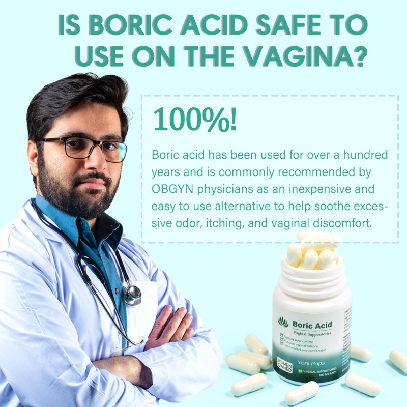 EELHOE Bacterial Vaginosis Relief Boric Acid Vaginal Suppositories ...