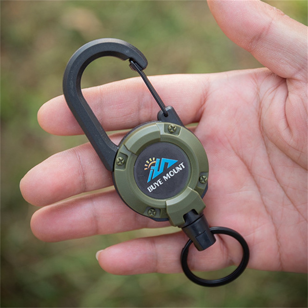 Outdoor Tactics Easy To Pull Buckle Retractable Steel Wire Rope Buckle ...