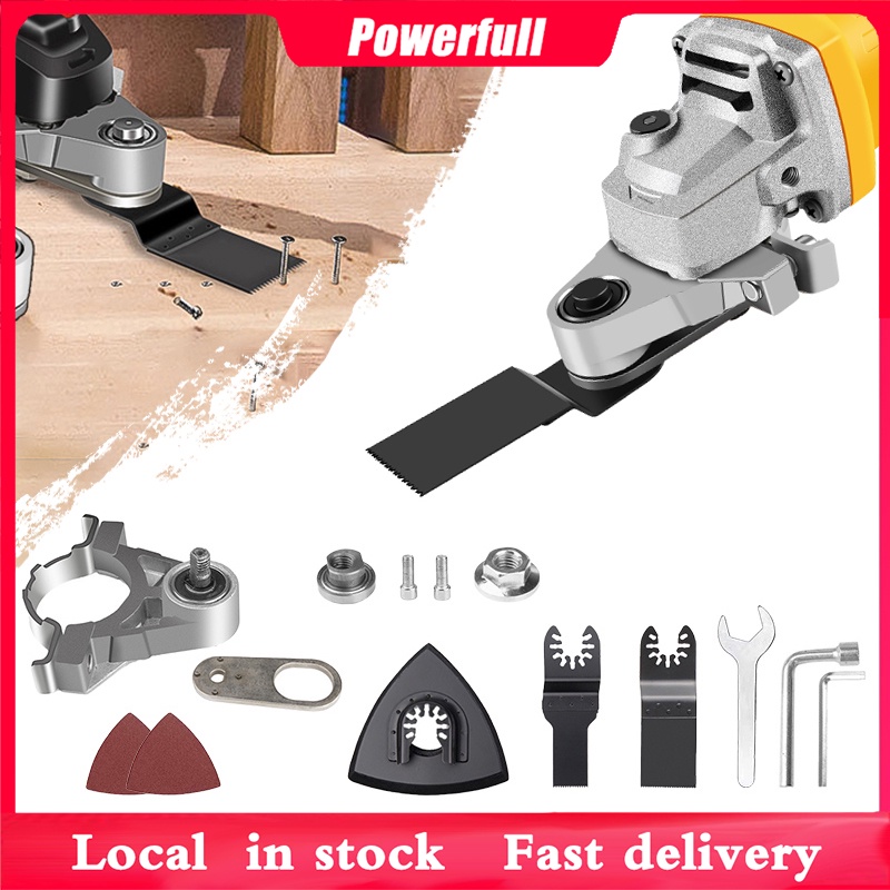 Angle Grinder Adapter Oscillating Multi Tool Ordless Oscillator Trimmer ...