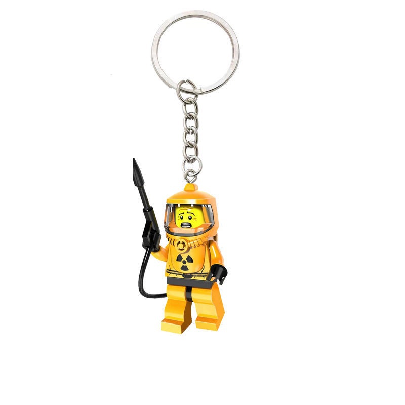 LEGO Keychain Minifigure Nuclear worker | Shopee Malaysia