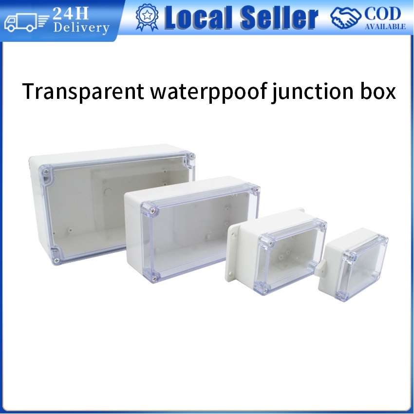 White Enclosure Case Plastic Junction Box Electronic Project Boxes ...