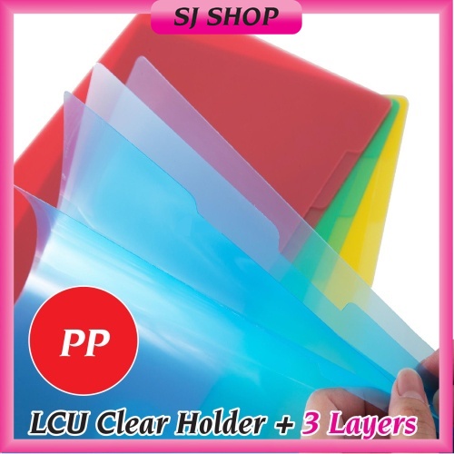 Lcu File Holder A5 A4 F4 A3 U Shape C Shape Pvc Clear Holder L Shape Folder L Shape