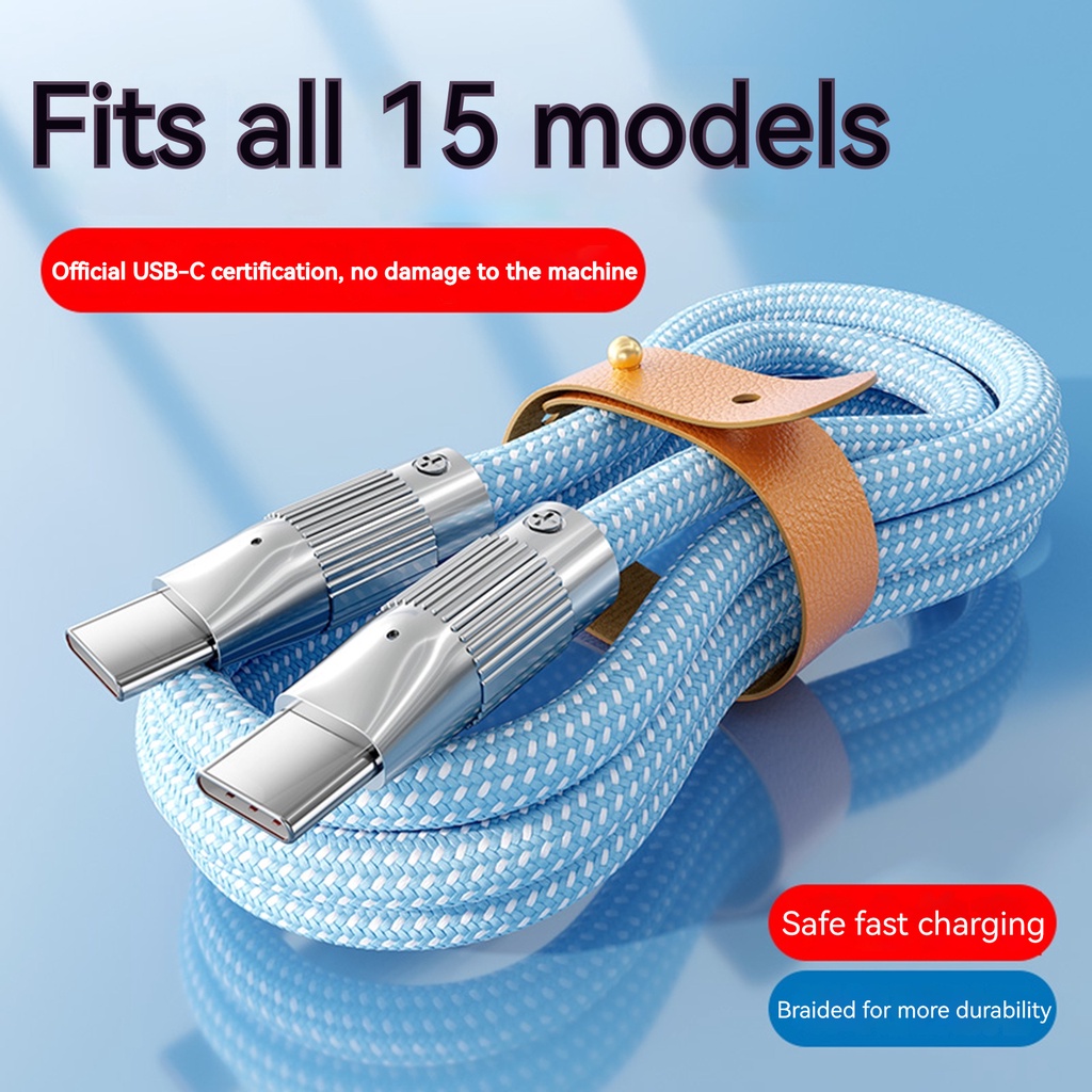 Dual Type-c Applicable IPhone 15 Fast Charging Data Cable Type-C to ...