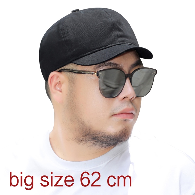 baseball cap Short Brim Deep Top Large Cap Big Face Man Plus Size Sun ...
