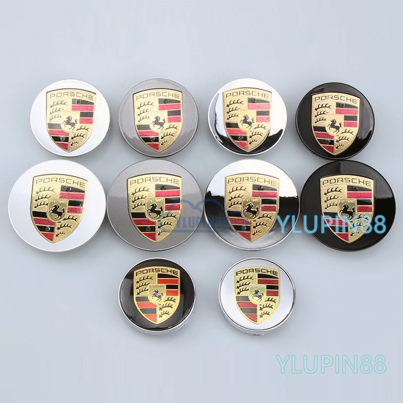 4pcs Porsche Car Wheel Center Hub Caps Cover 60 65 76mm Auto Emblem ...