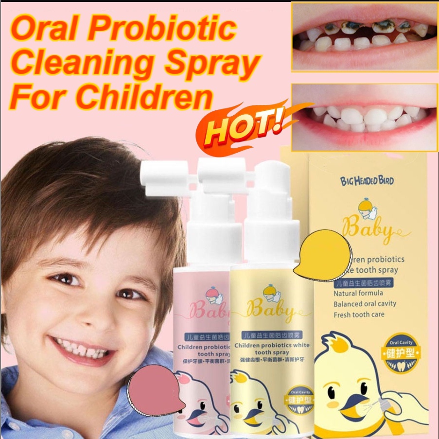【Authentic】Children's oral anti-cavity probiotic cleaning spray Baby ...