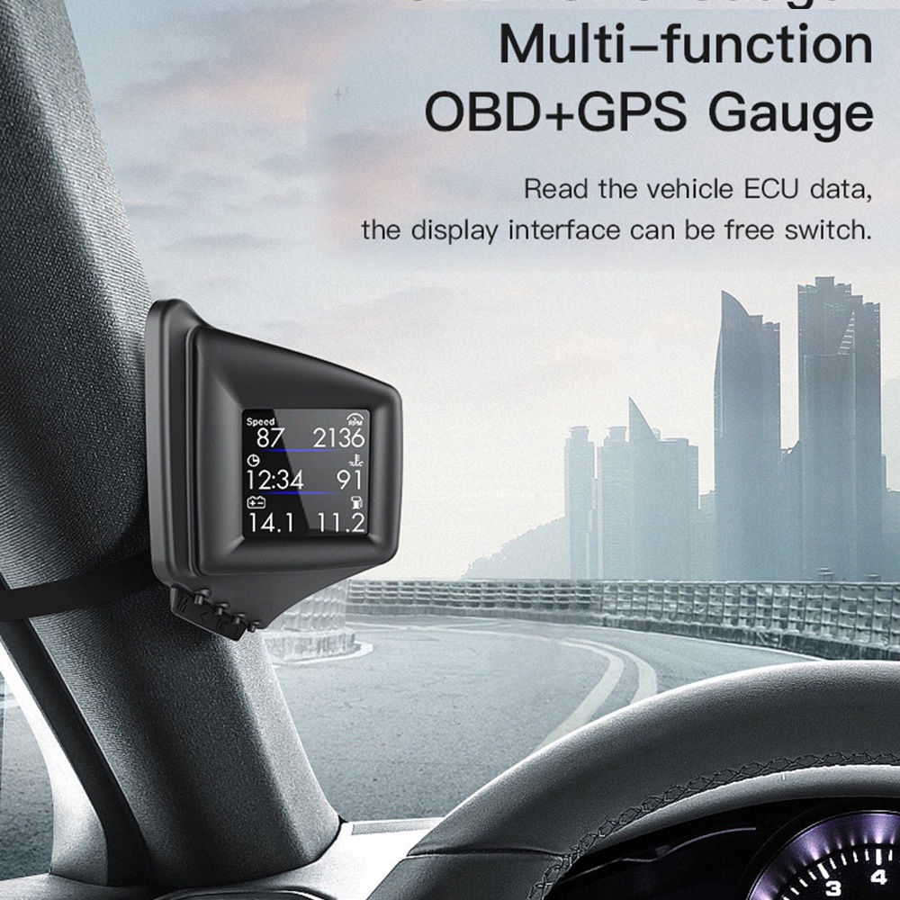 A401 NEW Car Head Up Display OBD METER OBD2+GPS Car Vehicle HUD ...