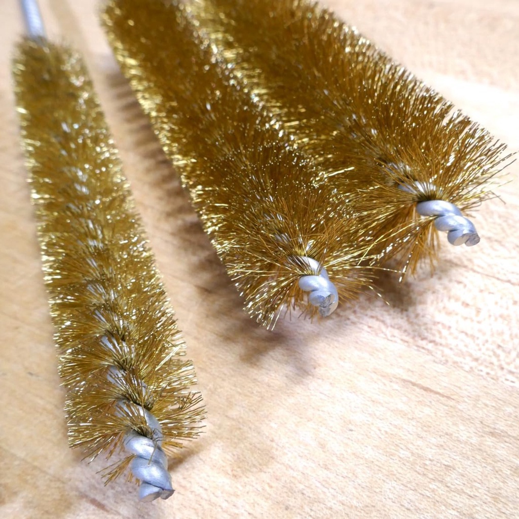 10pcs 20cm Brass Wire Straws Brushes Bottles Tube Cleaning Brush Set 10mm Pipe Glass Cleaner ...