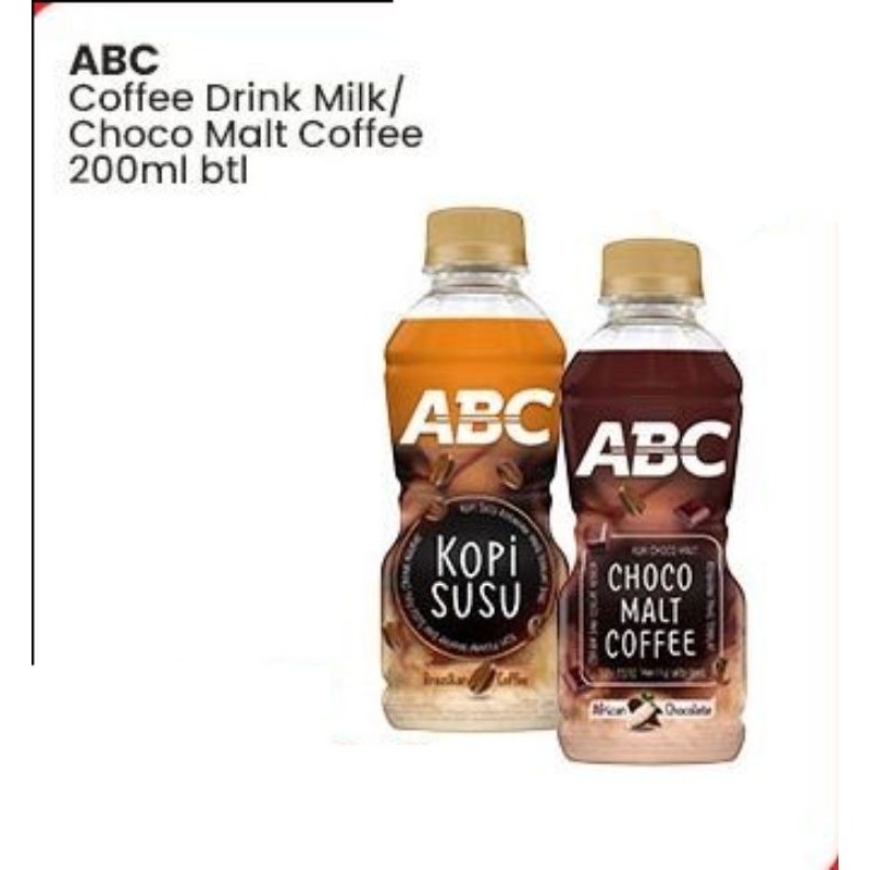 ABC kopi Susu Choco Malt Coffee 200ml | Shopee Malaysia