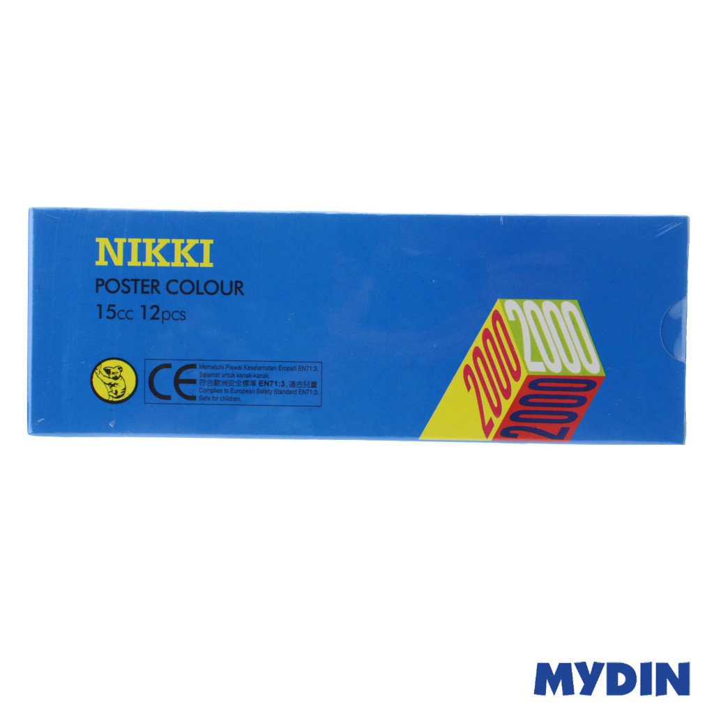 Nikki Poster Colour 15cc (12's) | Shopee Malaysia