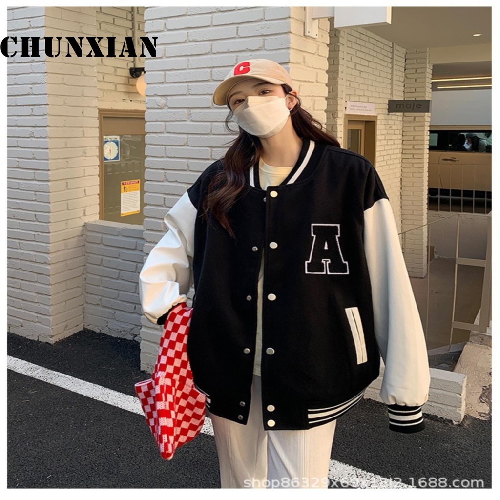 TWOOEE Long Sleeved Baseball Jacket Men Summer Korean Style Campus ...