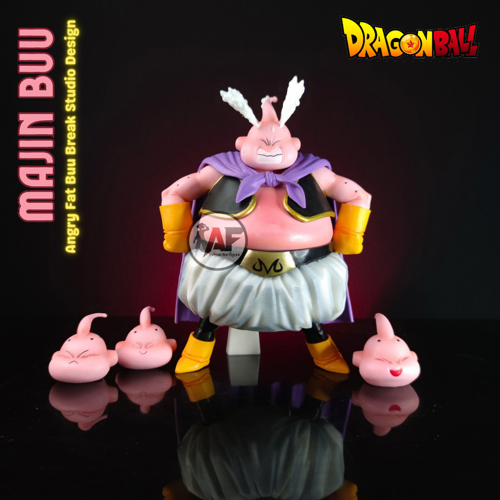 Statue Dragon Ball Angry Fat Majin Buu 4Head Break Studio Design Recast ...