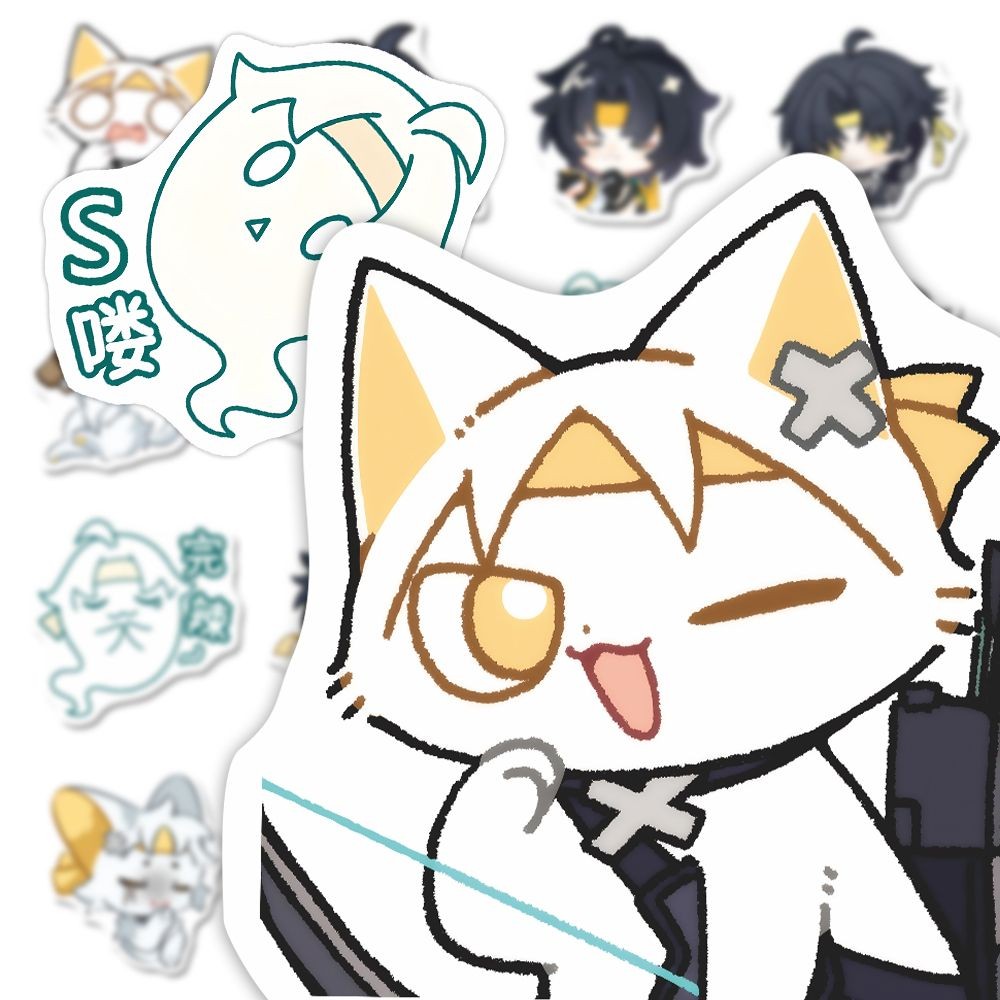 96!! Zenless Zone Zero Asaba Harumasa Cartoon Sticker Desktop Notebook ...