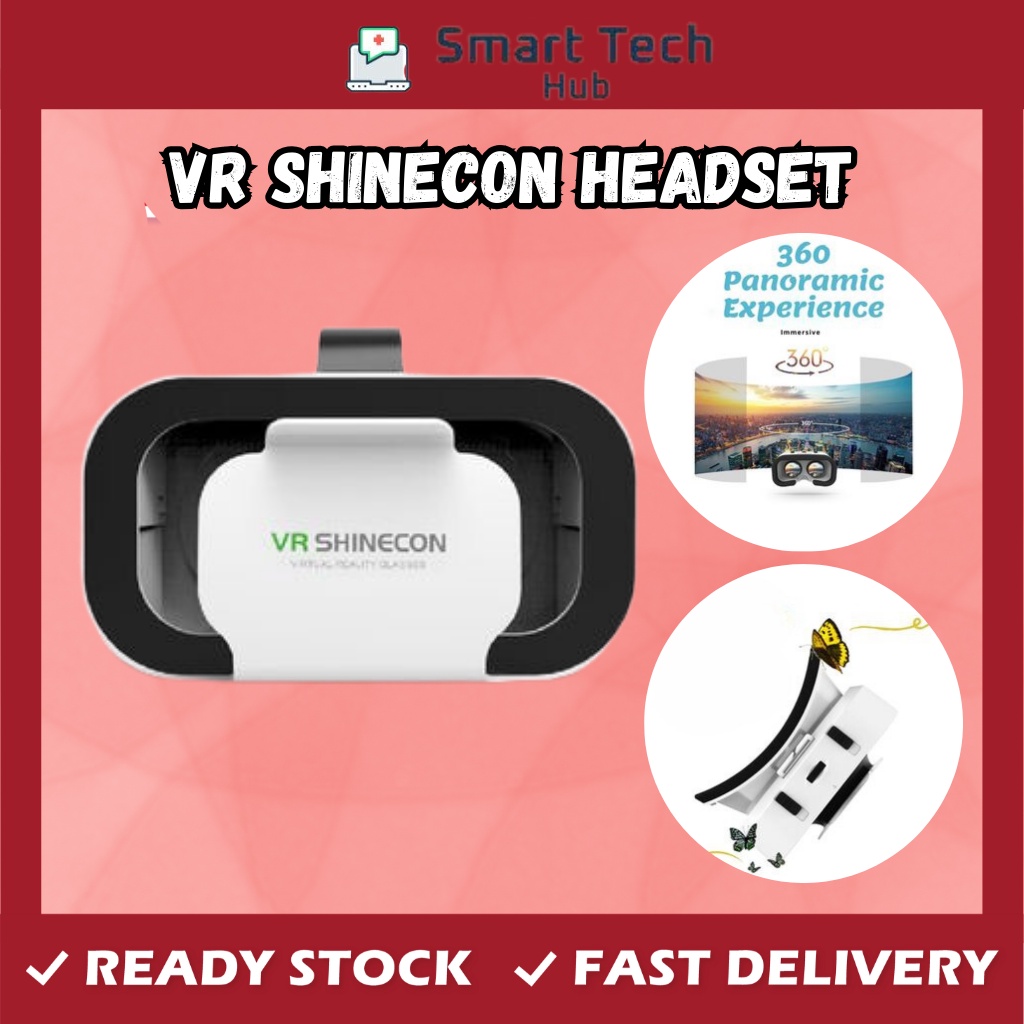 VR Controller VR Shinecon 3D Box Virtual Reality Glasses VR Headset Cermin Mata 3D | Shopee Malaysia