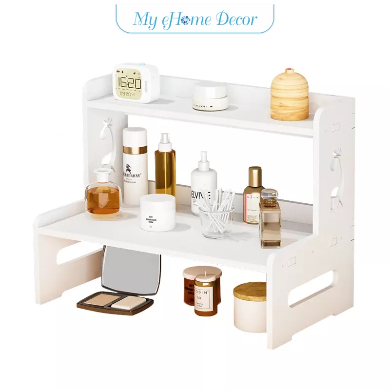 Dressing tabletop perfume skin care storage rack multifunction rack ...