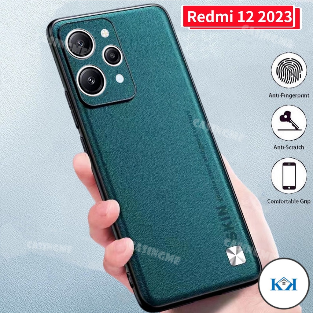 KK Redmi 12 2023 Casing Luxury Leather Phone Case For Redmi 12 12C ...