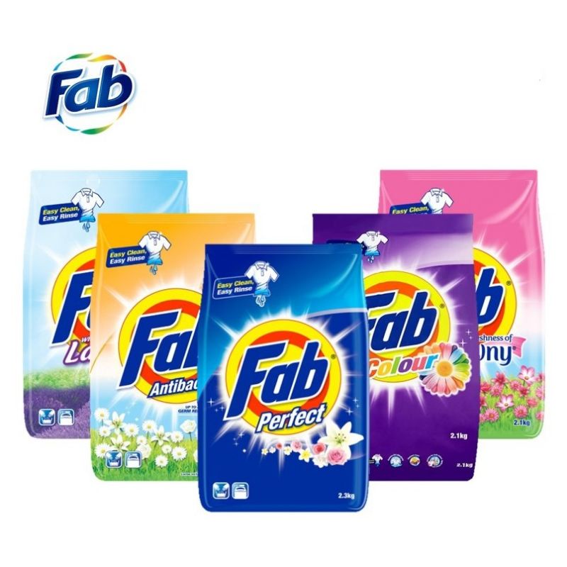 Fab Detergent Powder 1.9kg | Shopee Malaysia