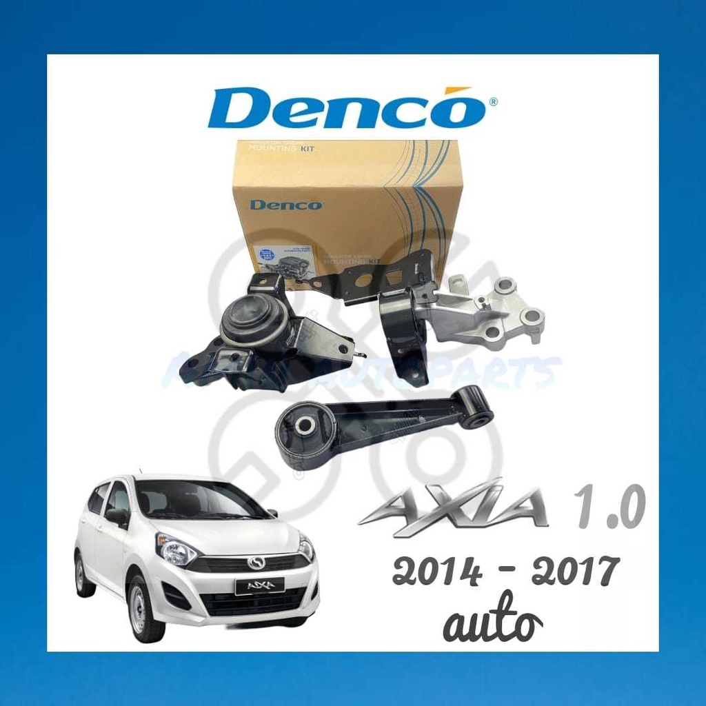 Denco Perodua Axia Old 1.0 (2014-2017) Engine Mounting Kit Set [Auto ...