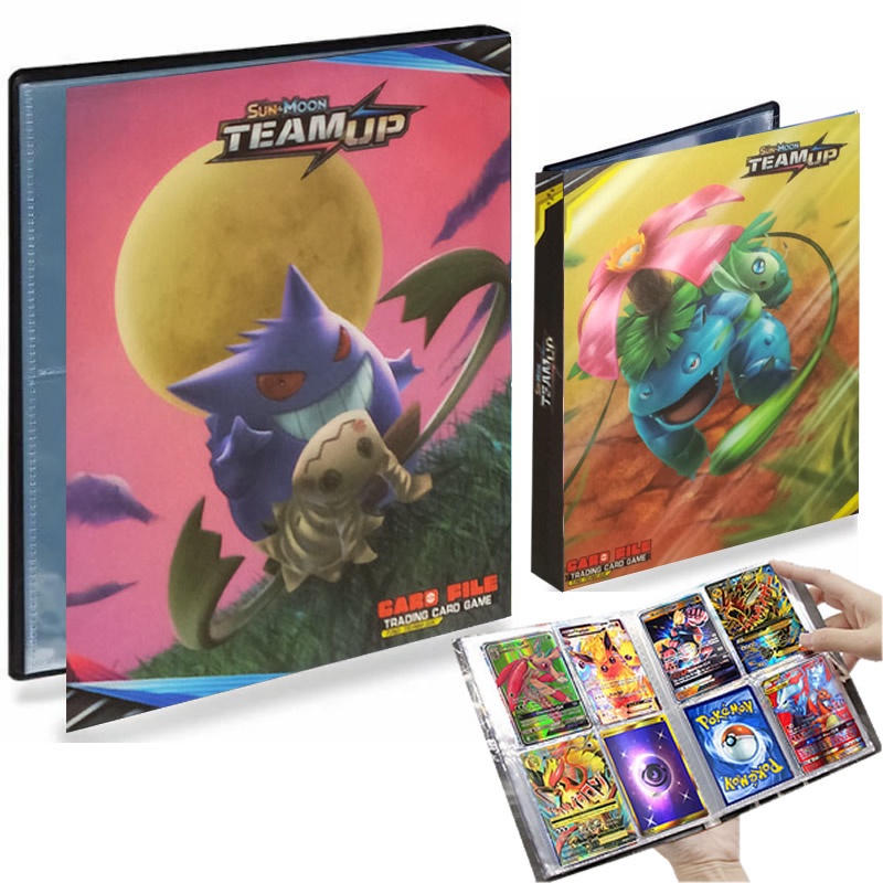 4 Pocket Pokemon Album 240 Card Book Holder Playing Game Livre Pokémon ...