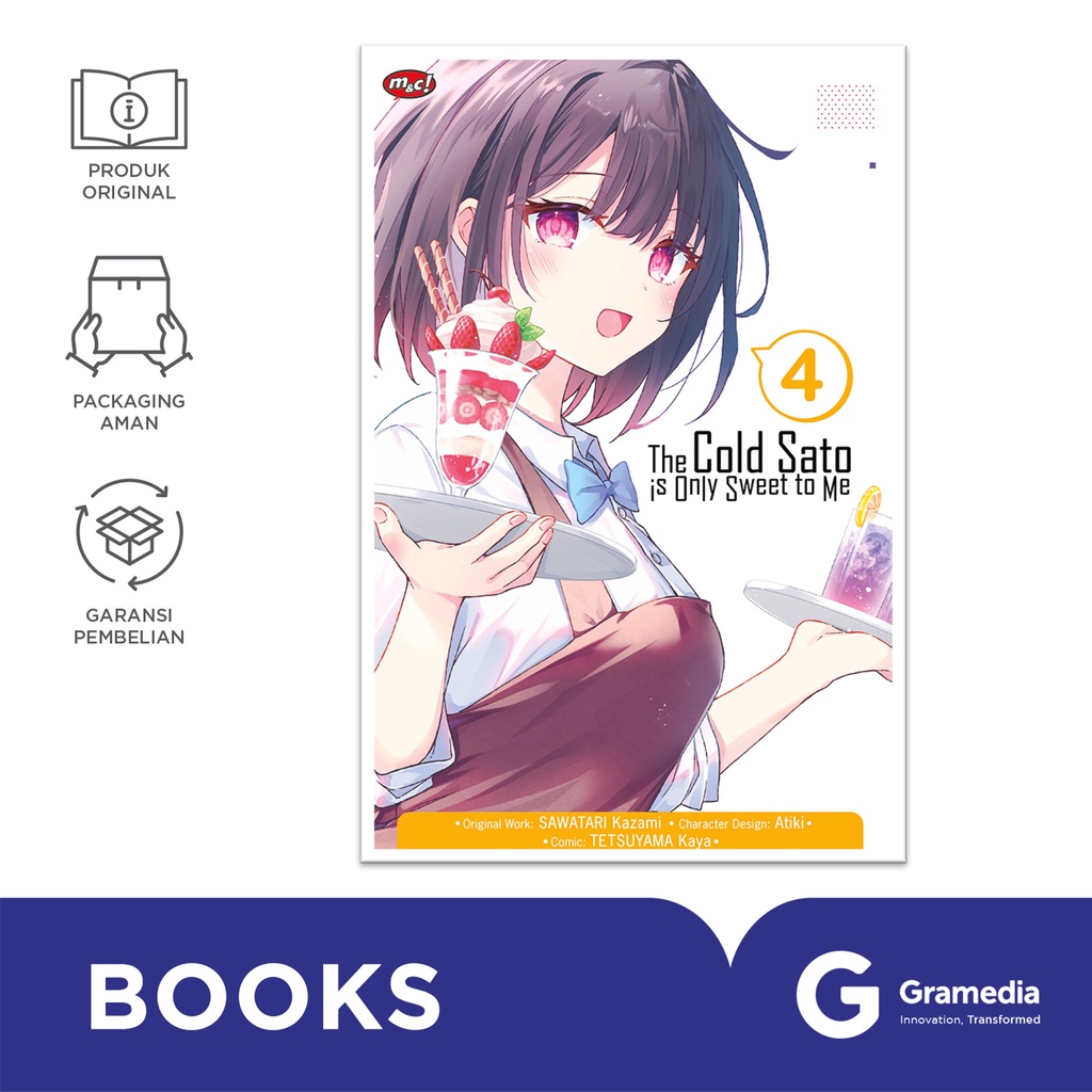 Komik The Cold Sato Is Only Sweet To Me 04 (Kazami Sawatari/Atiki/Kaya Tetsuyama) | Shopee Malaysia