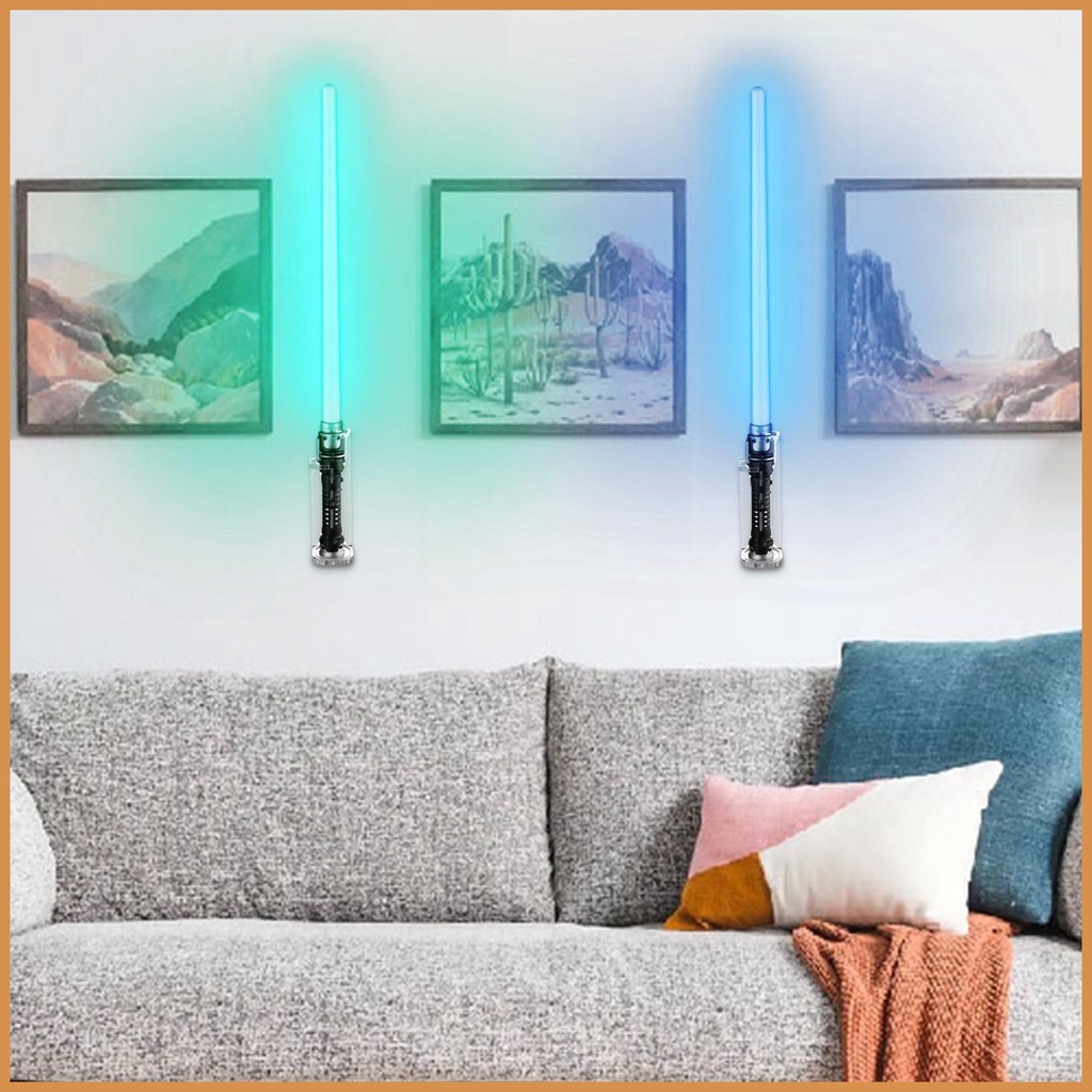Acrylic Lightsaber Wall Mount Swords Stand Holder Decorative Swords ...