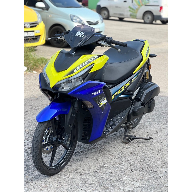 NVX V2 AEROX KUNING BIRU 2023 ORIGINAL INDONESIA | Shopee Malaysia