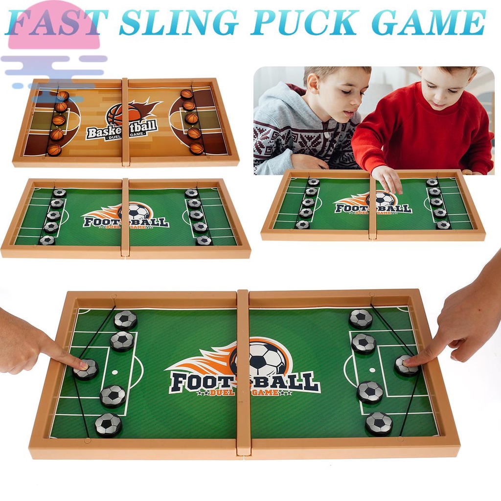 Fast Sling Puck Game Plastic Sling Football Board Game Foosball Winner ...