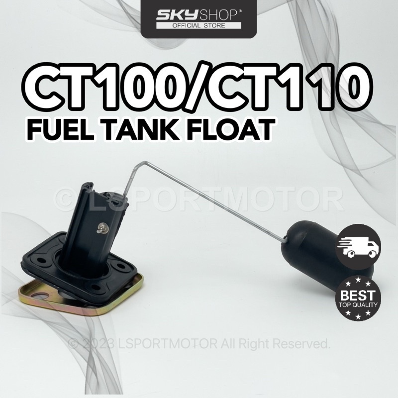 MODENAS CT100 / CT110 FUEL TANK FLOAT (STANDARD) BALL BOLA PETROL OIL ...