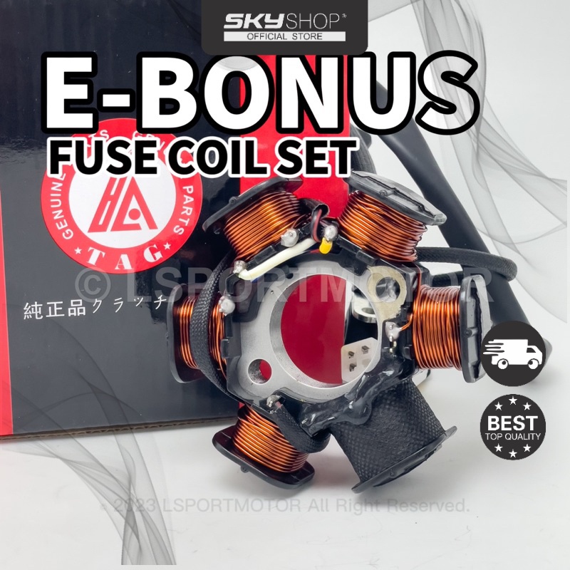 SYM E-BONUS110 FUSE COIL SET STARTER ASSY MAGNET COIL FIELD COIL ...