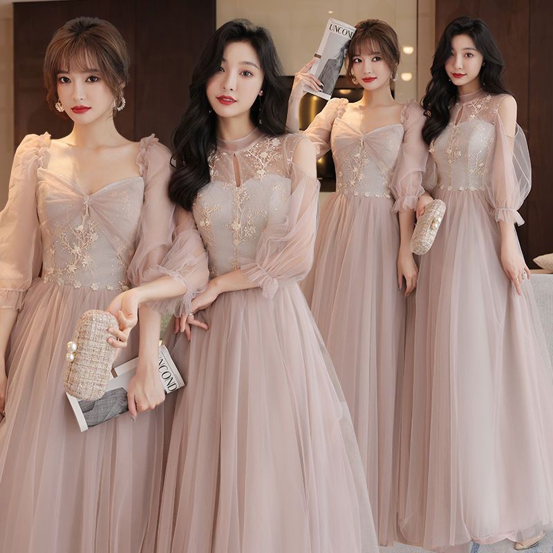 Bridesmaid Dress High-End Dress 2021 New Sisters Group Slim Fit ...