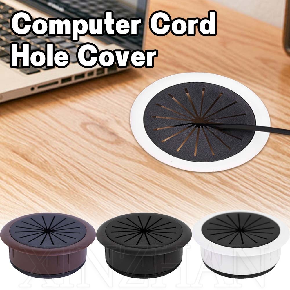 60mm Multicolor Table Cord Passing Plastic Box / Cable Wire Hole Caps ...