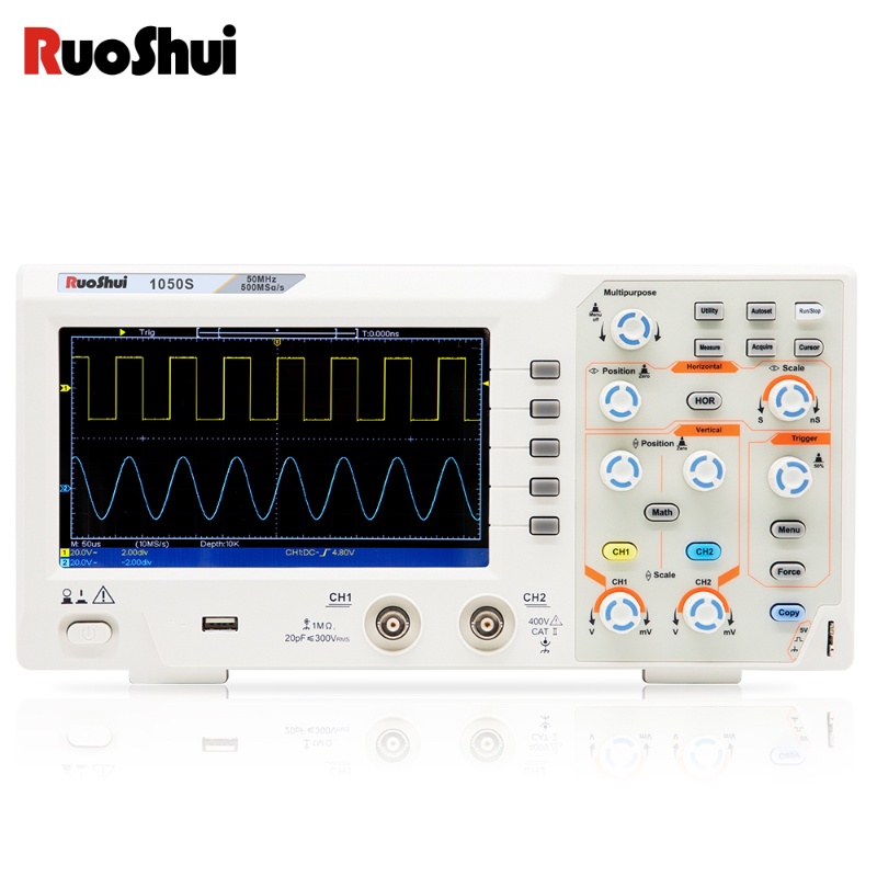 Digital Storage Oscilloscope Portable USB Handheld Oscilloscopes Dual ...