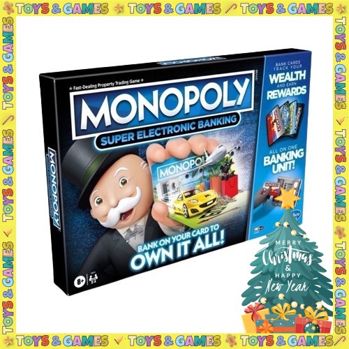 Monopoly Super Electronic Banking Credit Card Cashless Family Broad ...