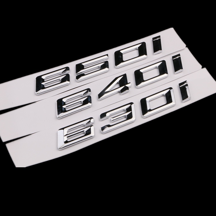 Bmw 630i 640i 650i Car Logo Word Logo New 6 Series Digital Logo Tail ...