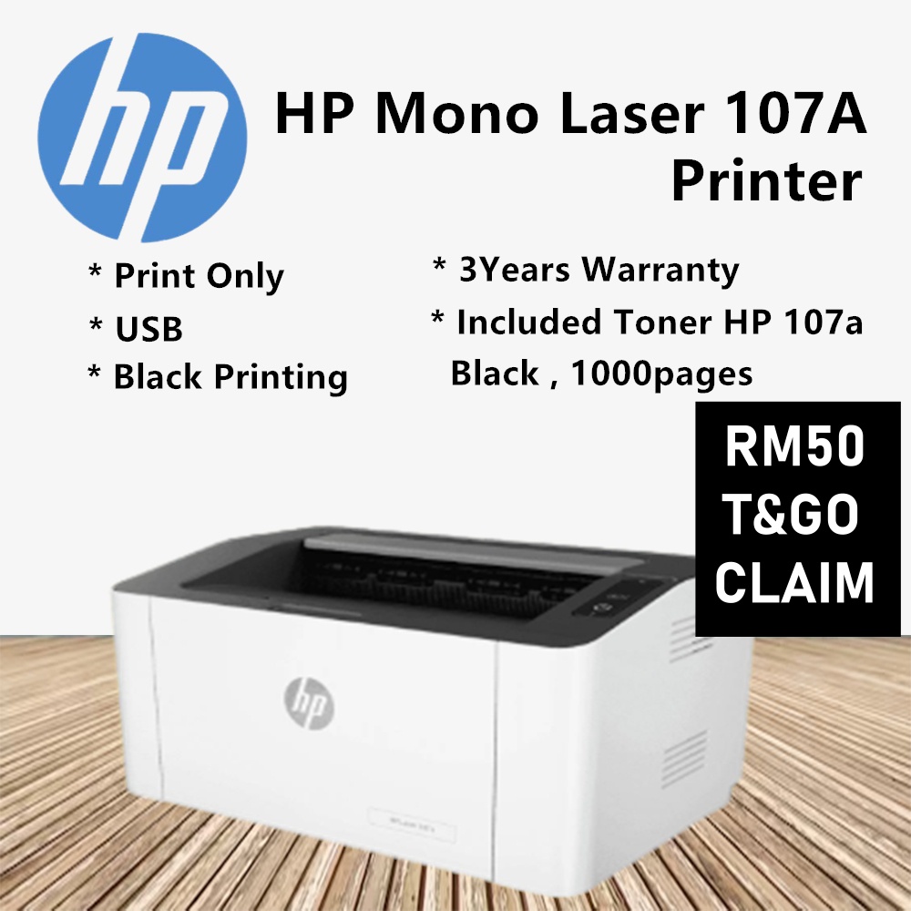 HP 107W 107A 135A 135W 108A 108W 136A 136W LASER Printer A4 Black and ...