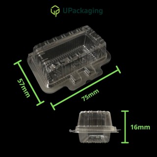 [500 Pcs] CH-11 CLAMSHELL CONTAINER Transparent Plastic Locking Food ...