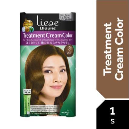 Liese Blaune Treatment Cream Color ( Lighter Brown ) | Shopee Malaysia