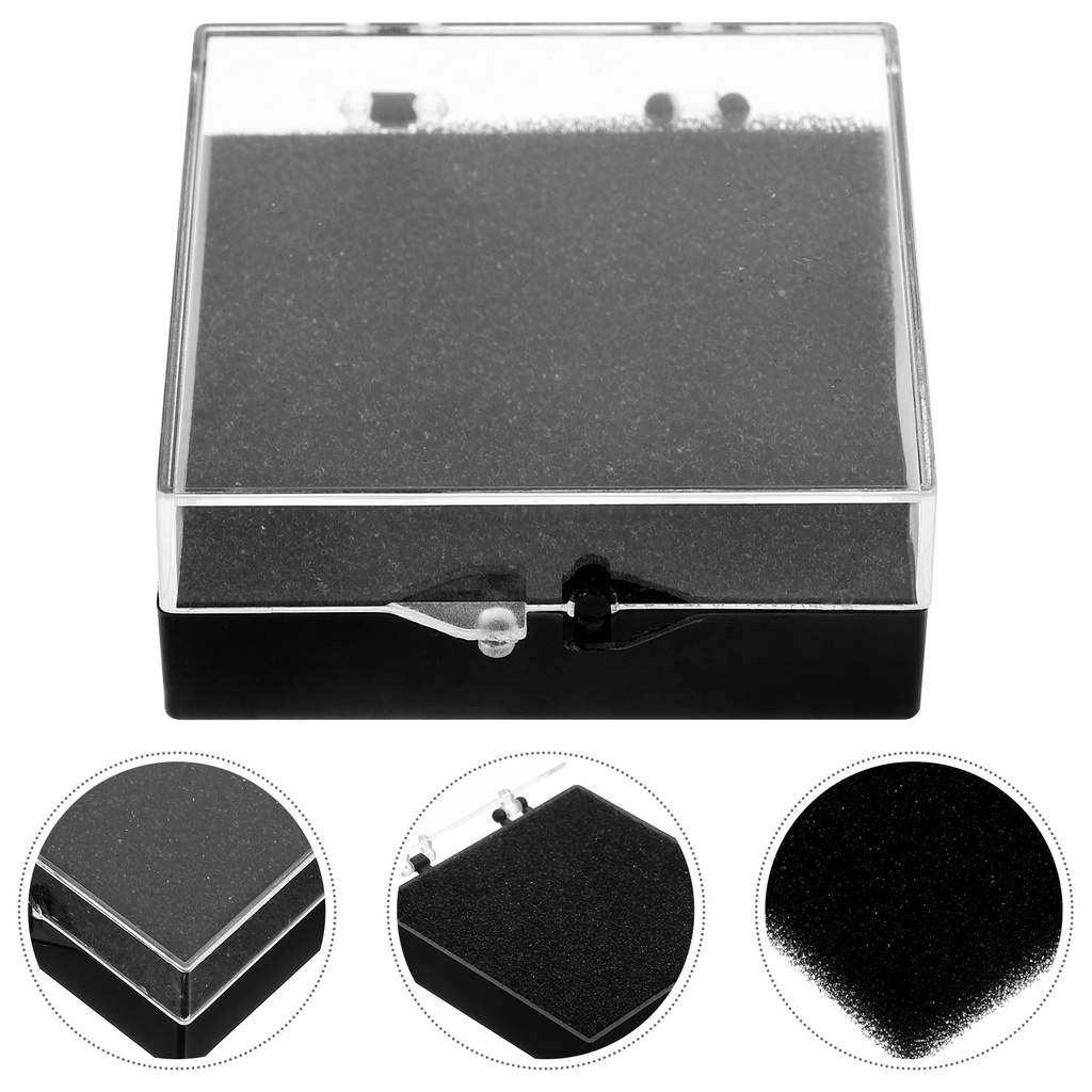 10 Pcs Badge Display Case Organizer Gift Box Holder Lapel Pin Specimen ...