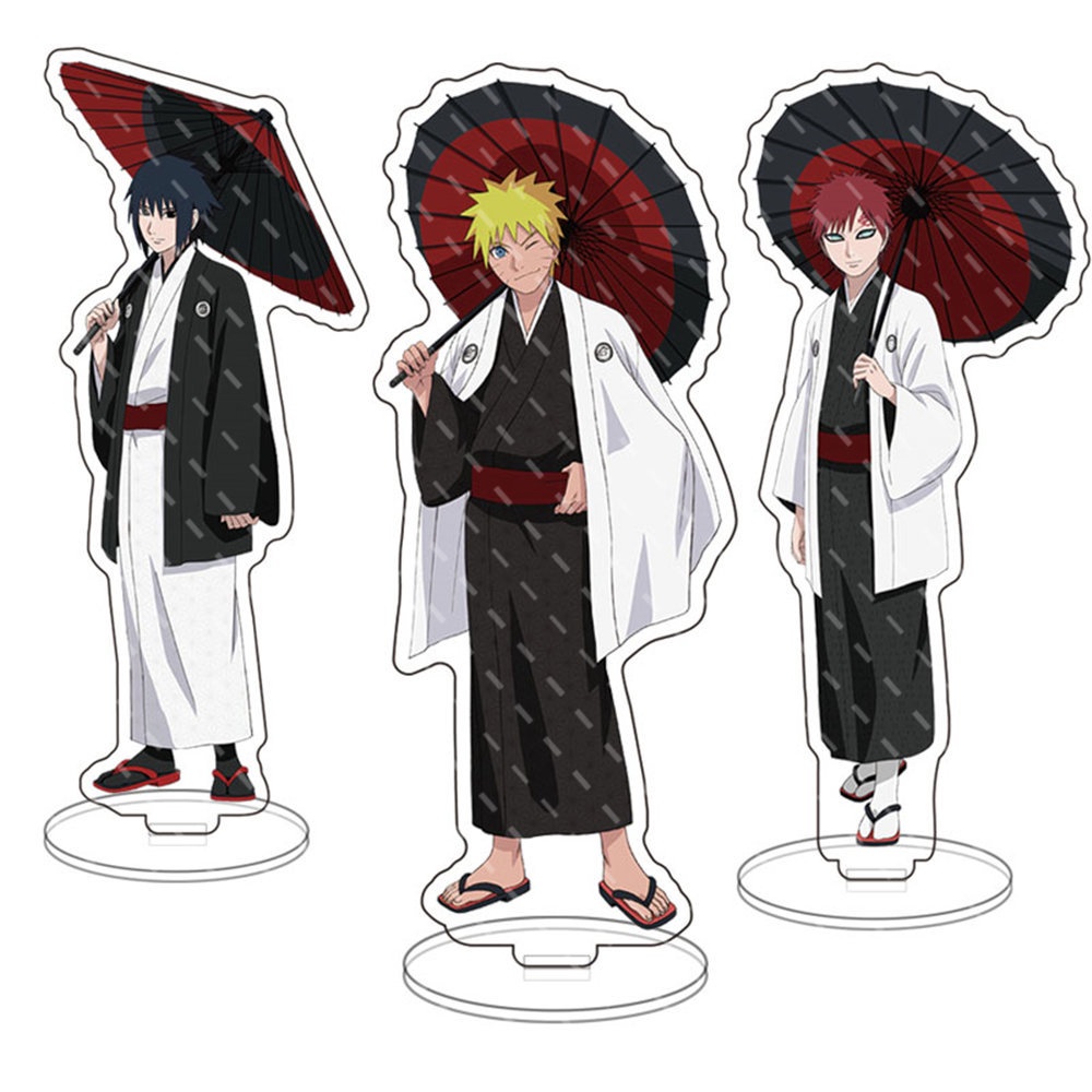 ST3 Naruto Uchiha Sasuke Uzumaki Naruto Acrylic material Sign UP Anime ...