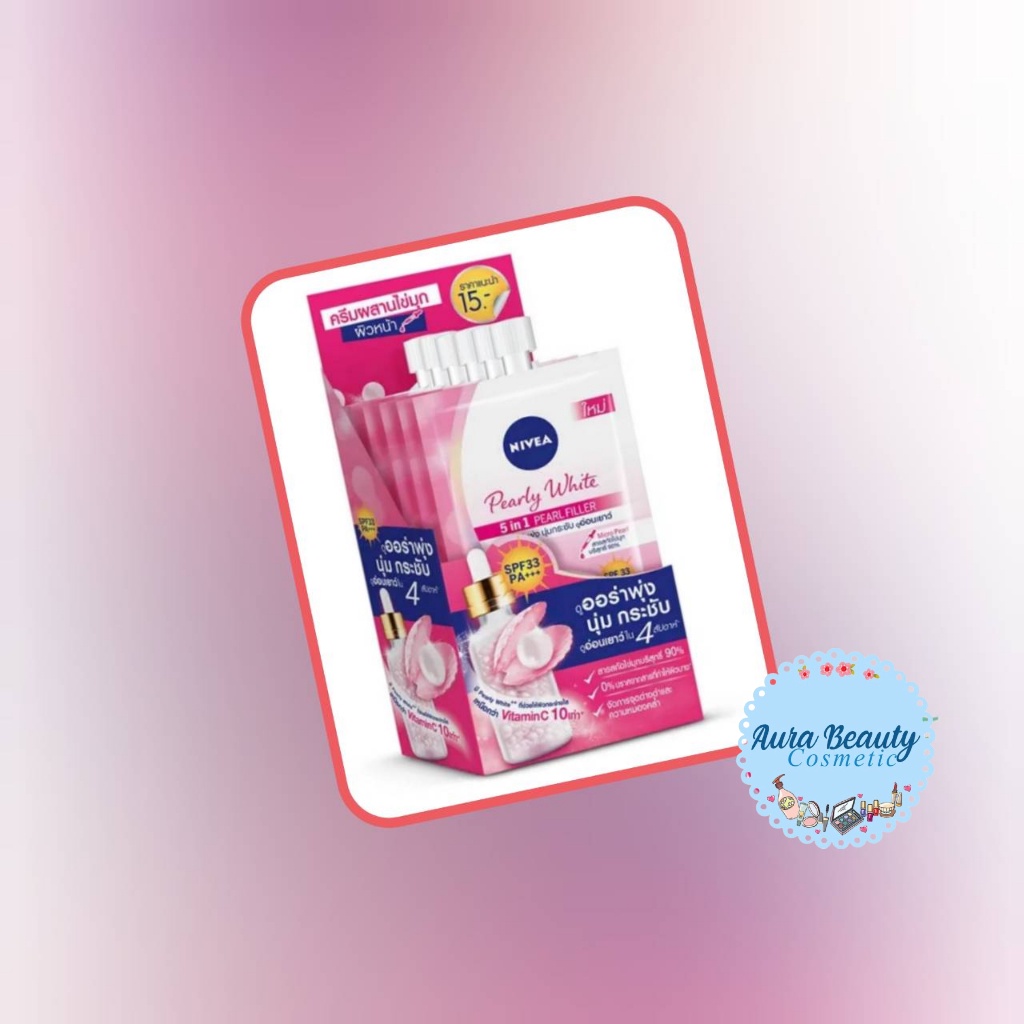 (6 Sachets/Box) Nivea Serum White Pearl 7 ml. | Shopee Malaysia
