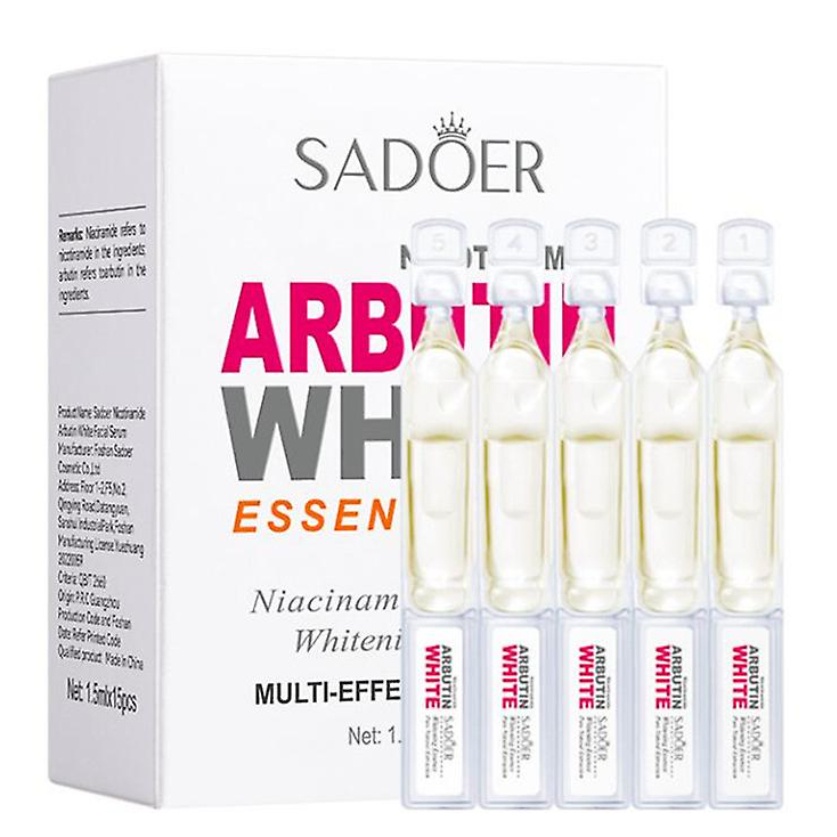 Sadoer Arbutin White Nicotinamide Whitening Serum 1.5ml x 15 | Shopee ...
